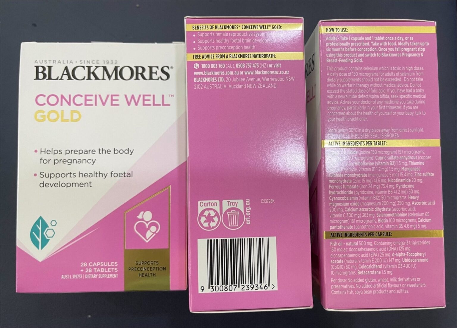 Blackmores Conceive Well™ Gold - Vitamin bổ trứng, giúp tăng khả năng ...
