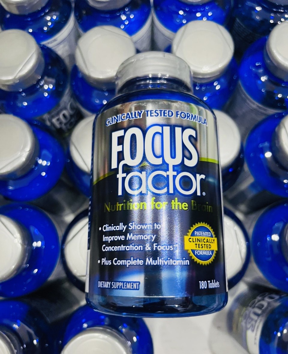 Viên uống bổ não Focus Factor Nutrition For The Brain 180 viên, Hàng Mỹ ...