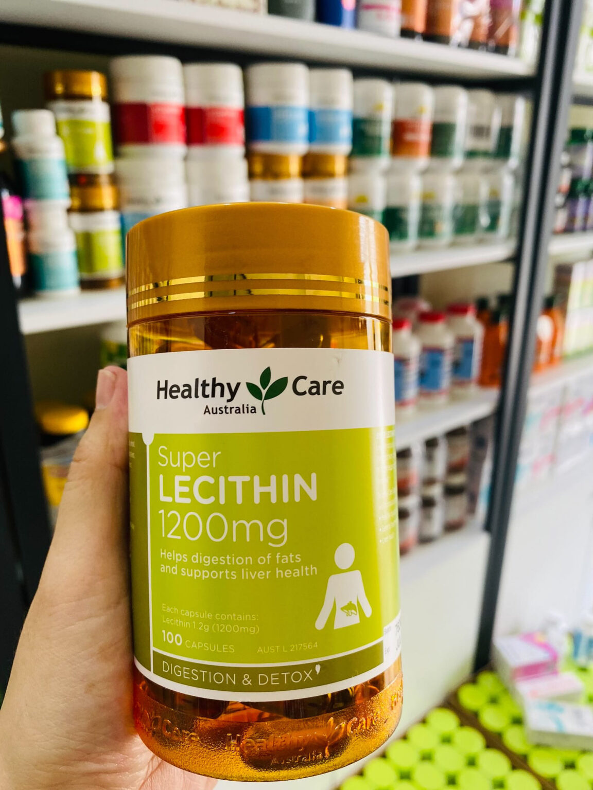Mầm Đậu Nành Healthy Care Lecithin 1200mg 100 Viên - Vitamin68.com