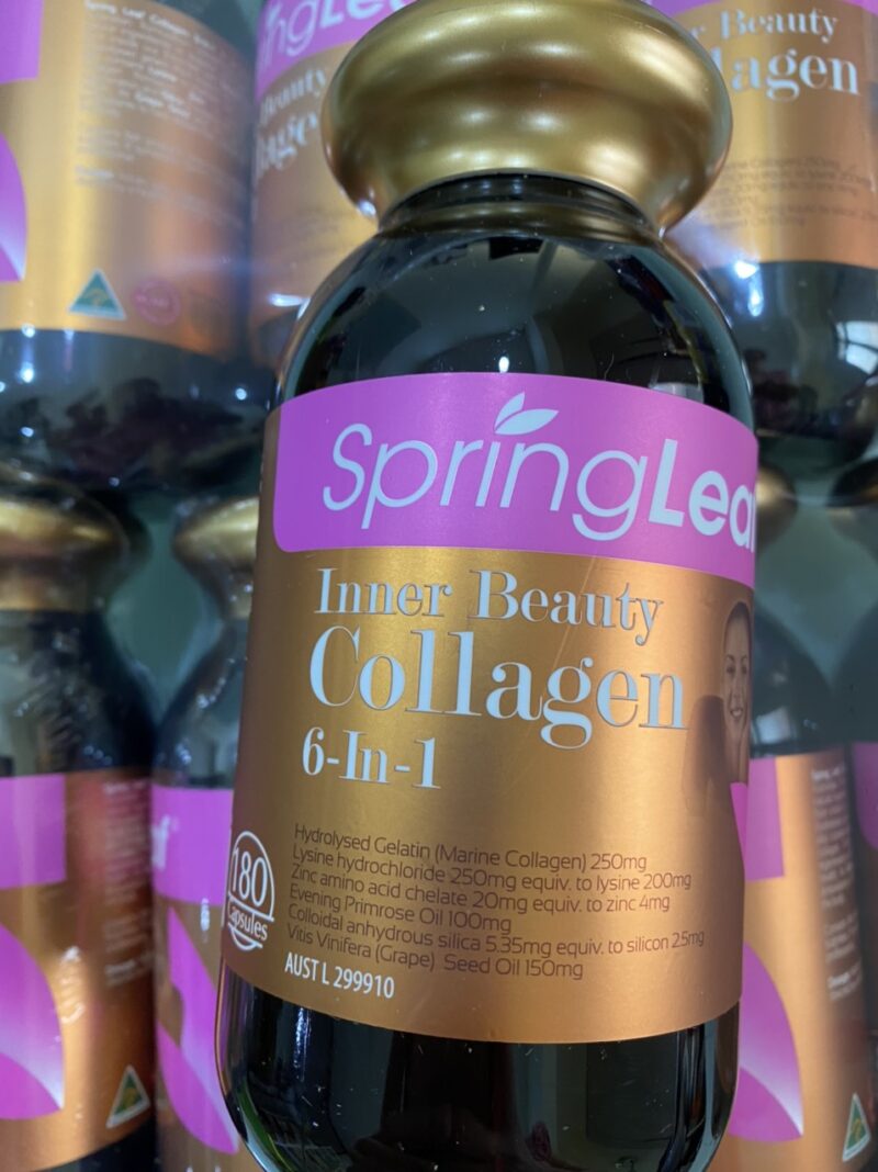 Collagen 6 in 1 Inner Beauty Spring Leaf - Viên uống Collagen 6in1 ...